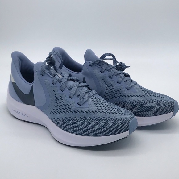 Nike | Shoes | Nike Womens Zoom Winflo 6 Blue Athletic Shoe | Poshmark